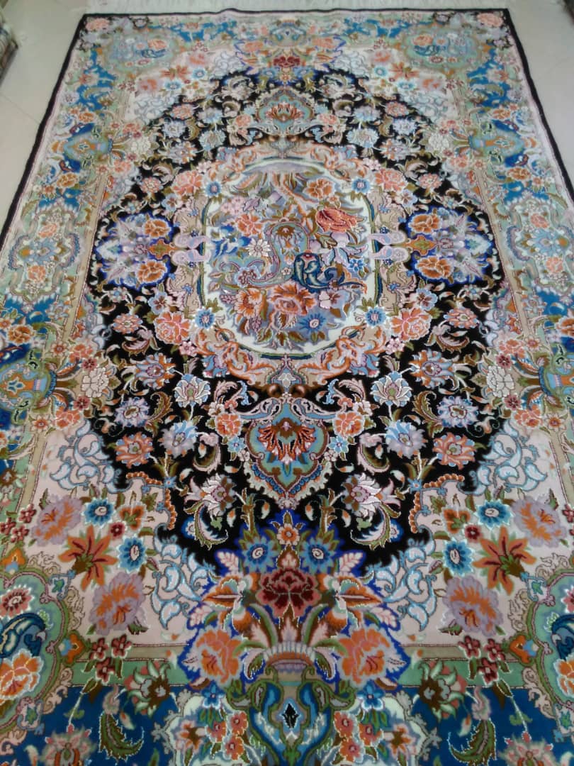 فرش دستباف 6متری تک طرح سالاری 44014 فروشگاه آنلاین فرش دستباف جهان فرش